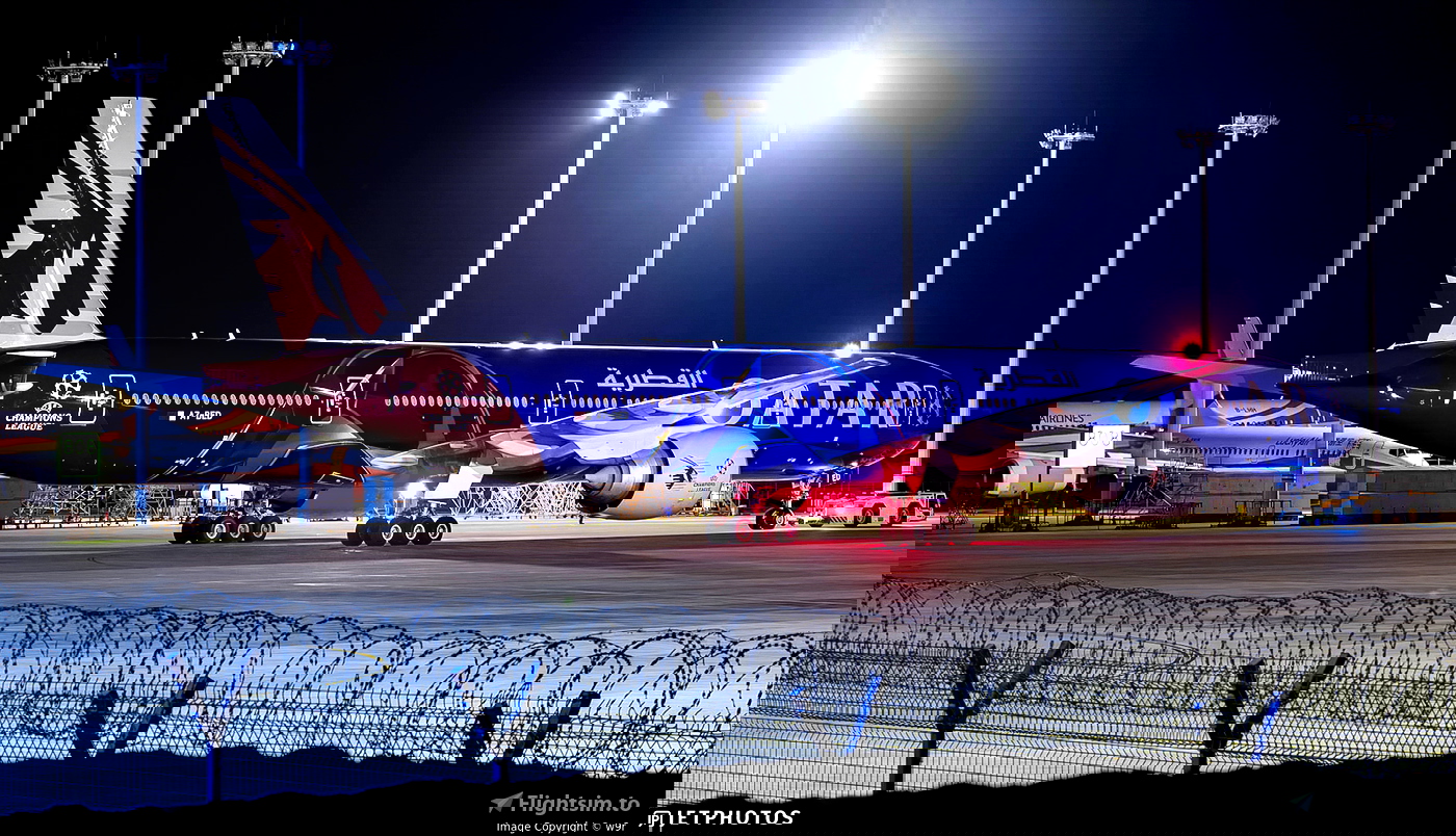 Liveries Requests - Qatar Airways 777-3DZ UEFA Champions League Livery ...