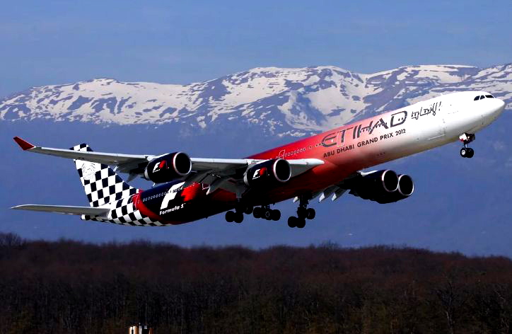 Liveries Solicita - Etihad F1 Livery iniBuilds A350 - Flightsim.to