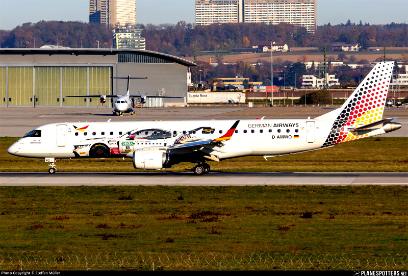Liveries Requests - D-AMWO German Airways Embraer ERJ-190AR (ERJ-190 ...