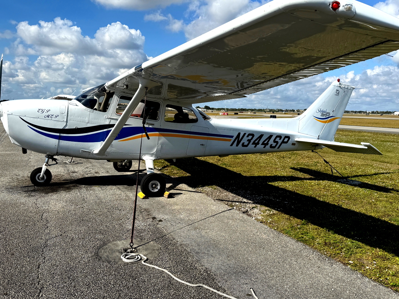 Liveries Requests - N344SP C172 Classic blue, yellow, and black stripes ...