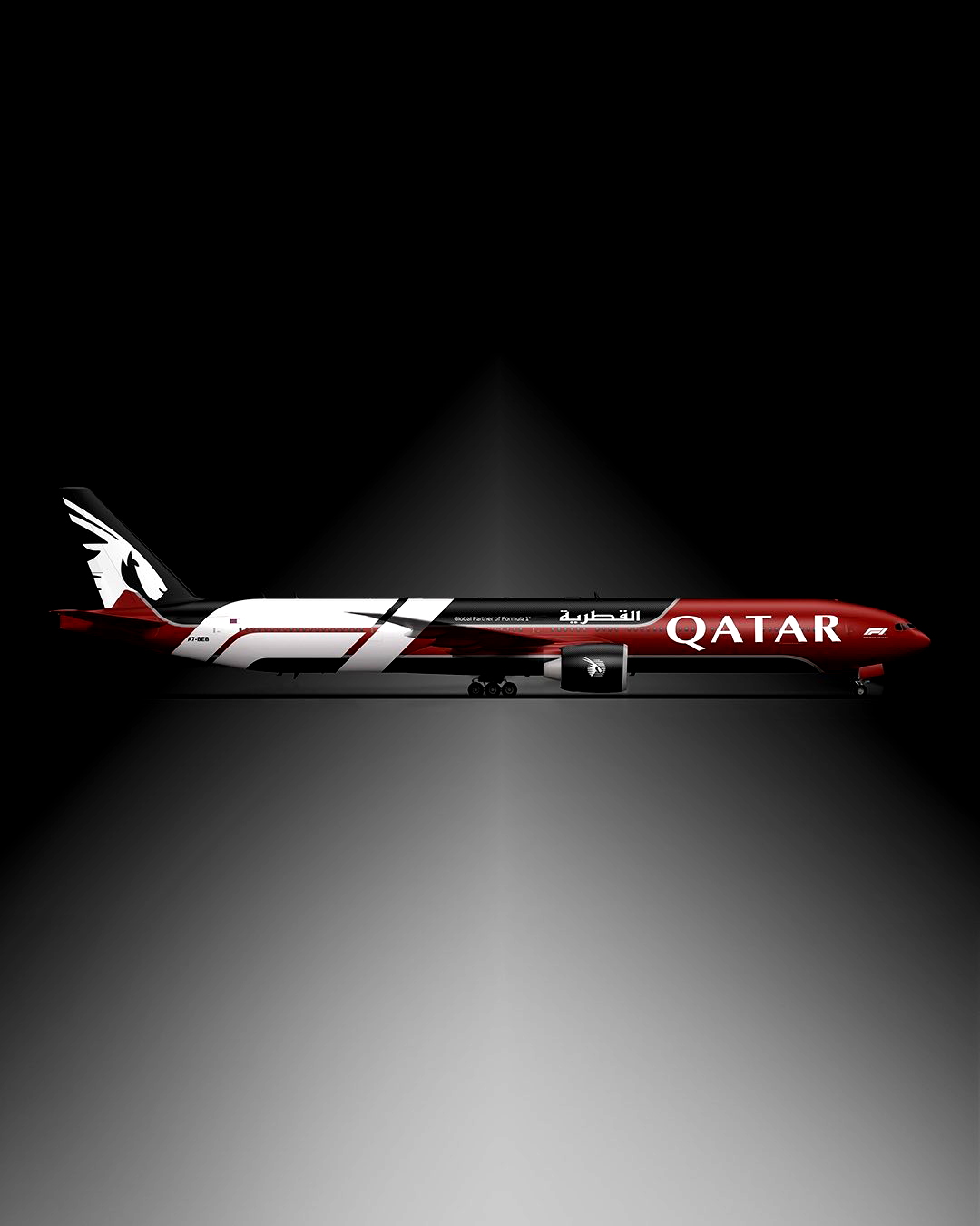 Liveries Requests - PMDG 777-300ER - A7-BEB - Qatar F1 2025 livery ...