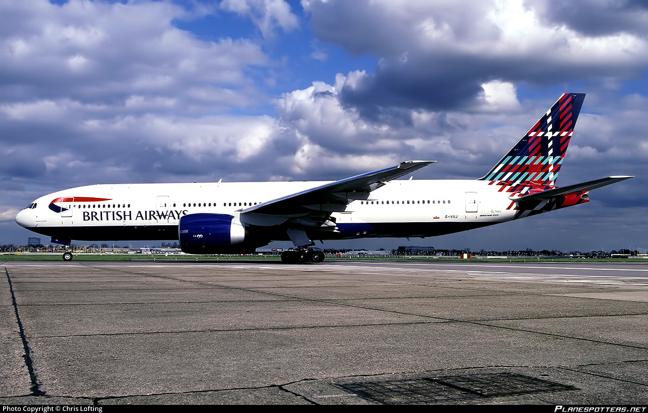 Liveries Requests - PMDG Boeing 777 200-ER G-VIIJ British Airways ...