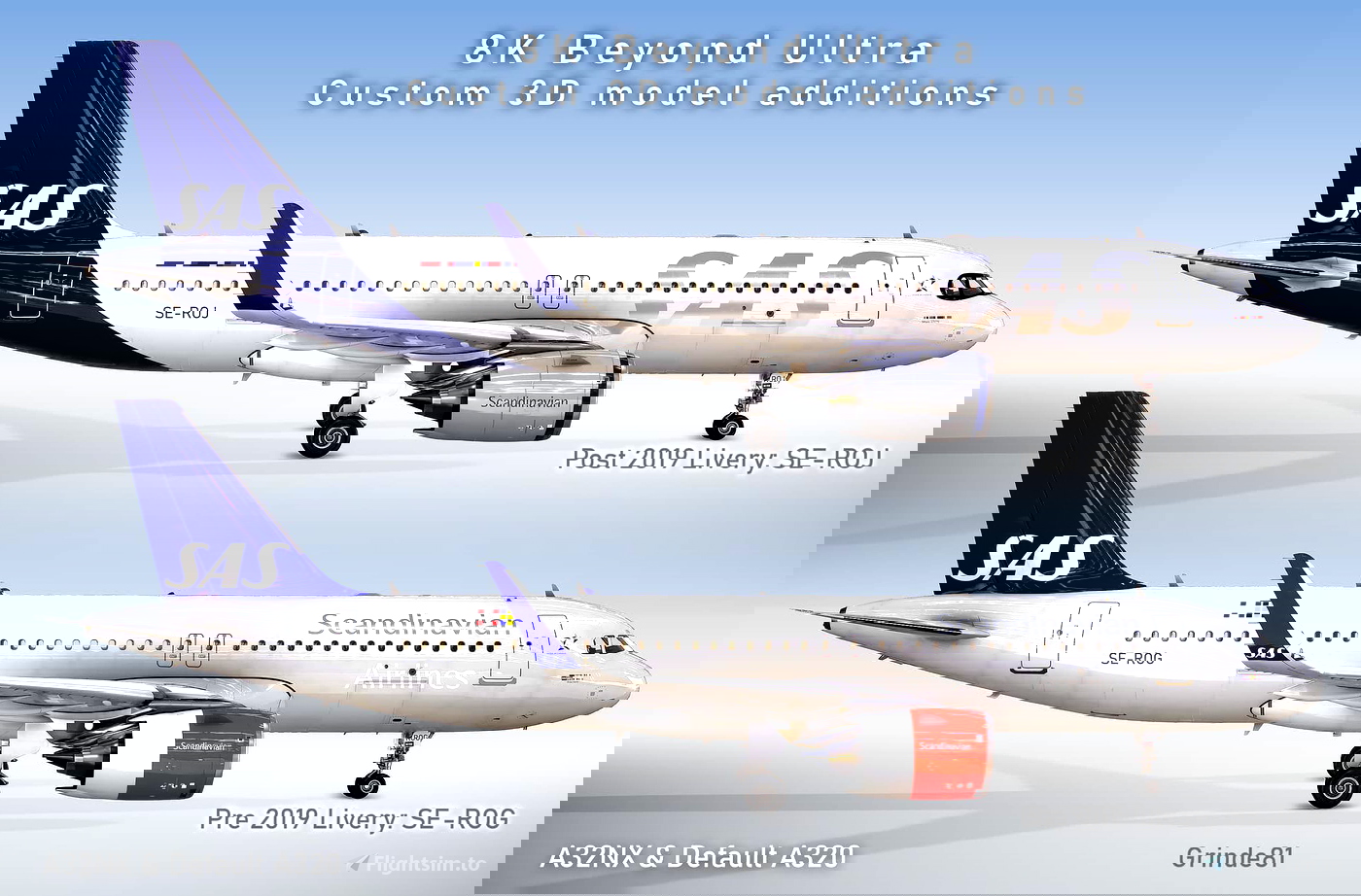 Liveries Requests - SAS A320 CFM Sharklets Livery Old and New ...