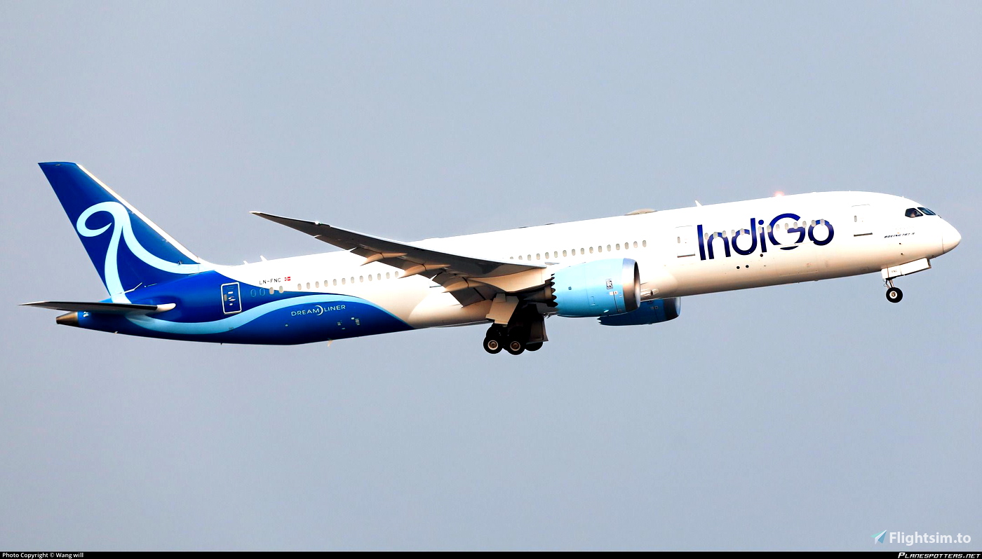 Liveries Requests - Bravoairspace 787-9- LN-FNC - Indigo leased by ...