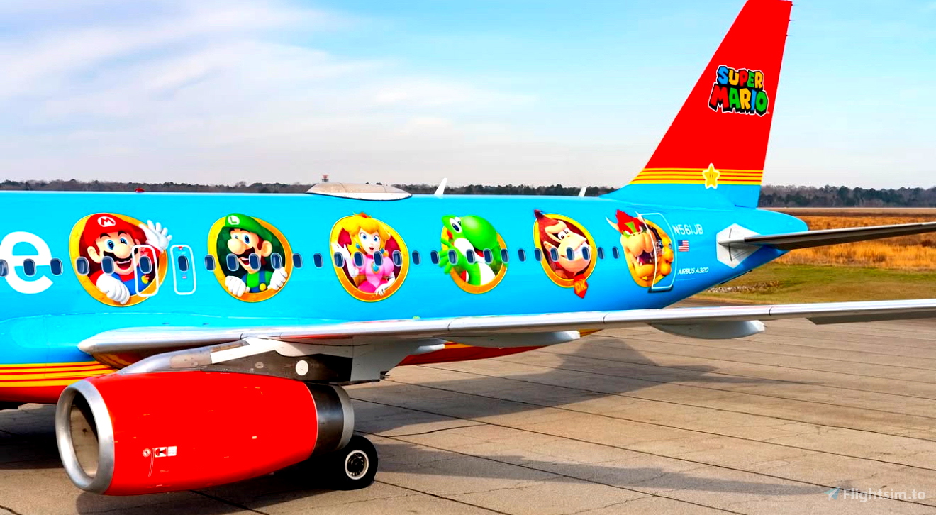 Liveries Requests - Jetblue Nintendo Cloudtop A320 - Flightsim.to