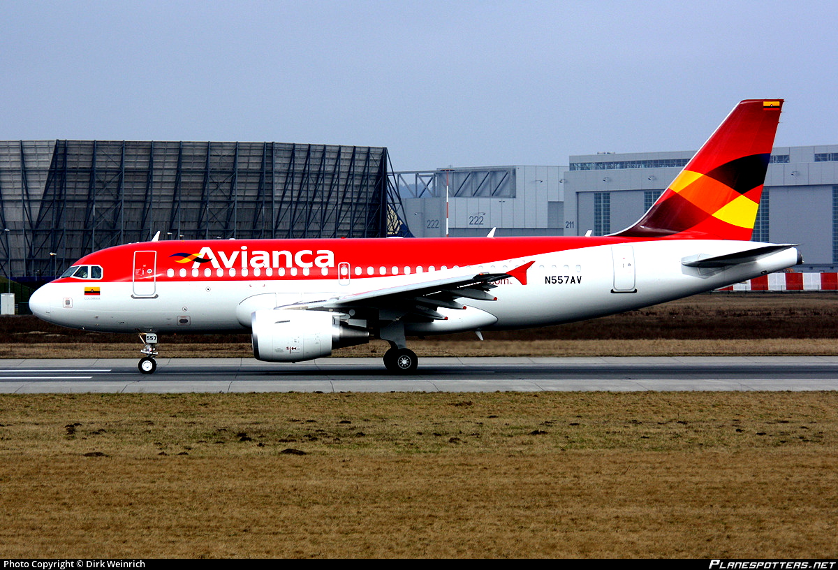 Liveries Requests - Airbus A319 CFM Avianca Colombia red color N557AV ...