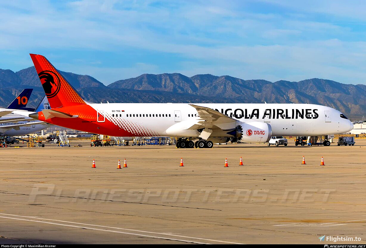 Liveries Demandes - TAAG Angola Airlines 787-9 Upcoming - Flightsim.to