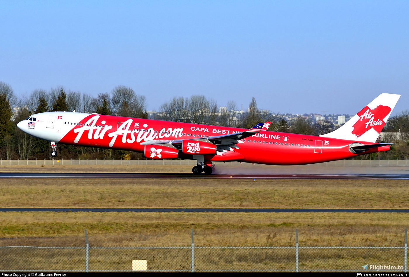 Liveries Demandes - iniBuilds A340-300 - 9M-XAB - AirAsia X - Flightsim.to
