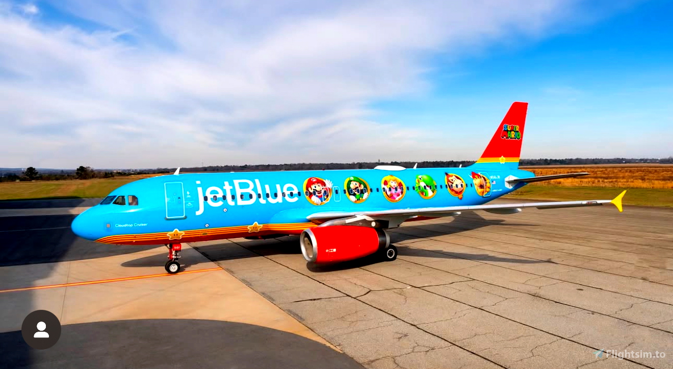Liveries Requests - Jetblue Nintendo Cloudtop A320 - Flightsim.to