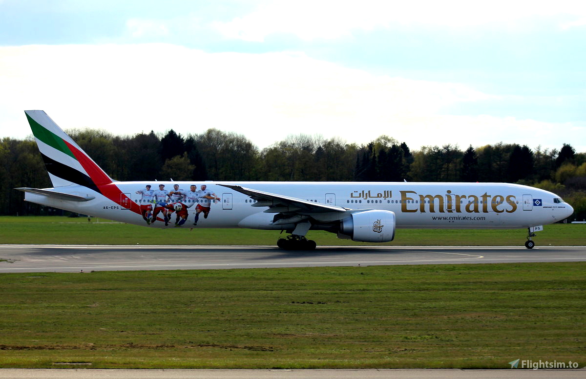 Liveries Requests - Boeing 777-300ER Emirates "Hamburger SV" - Flightsim.to